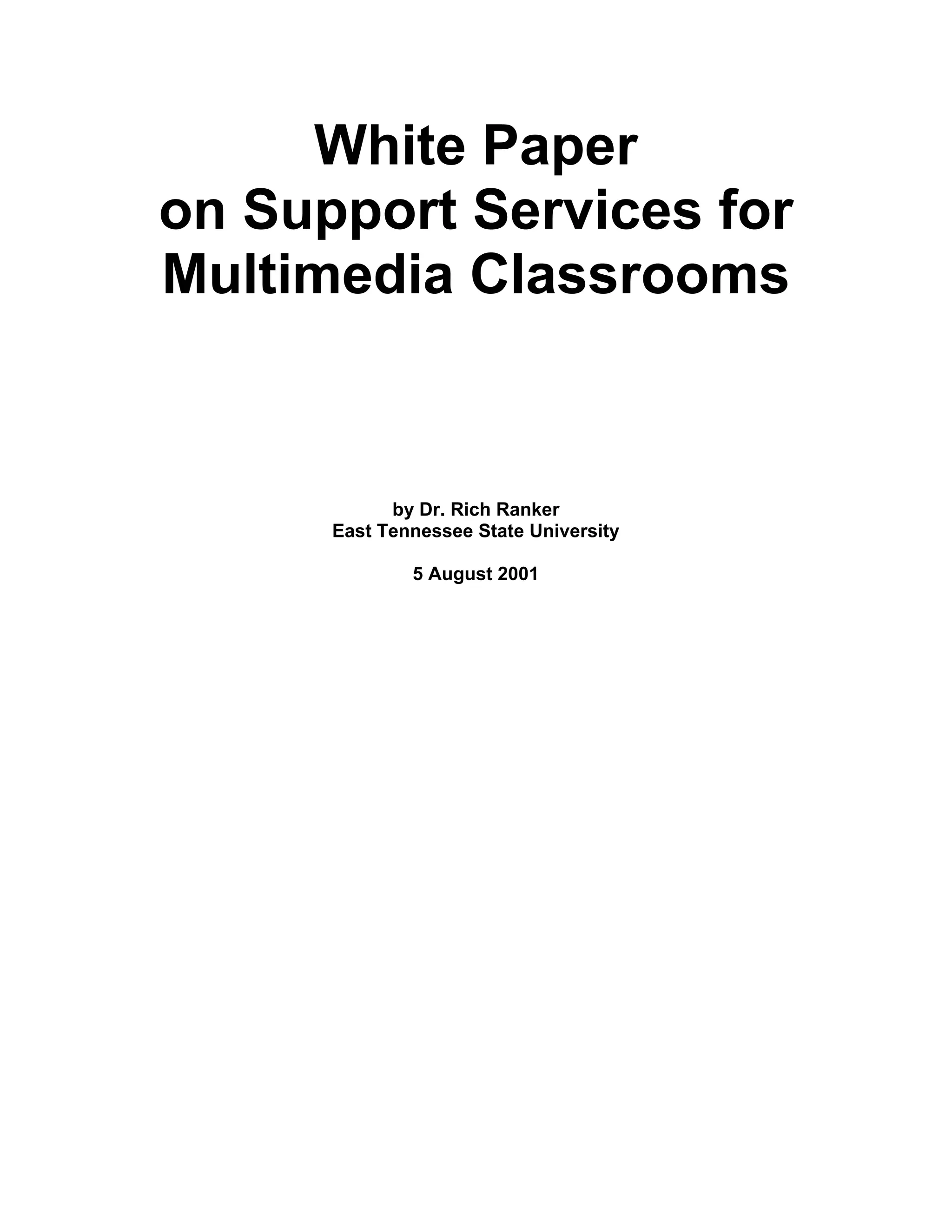 Multimedia classroom | PDF