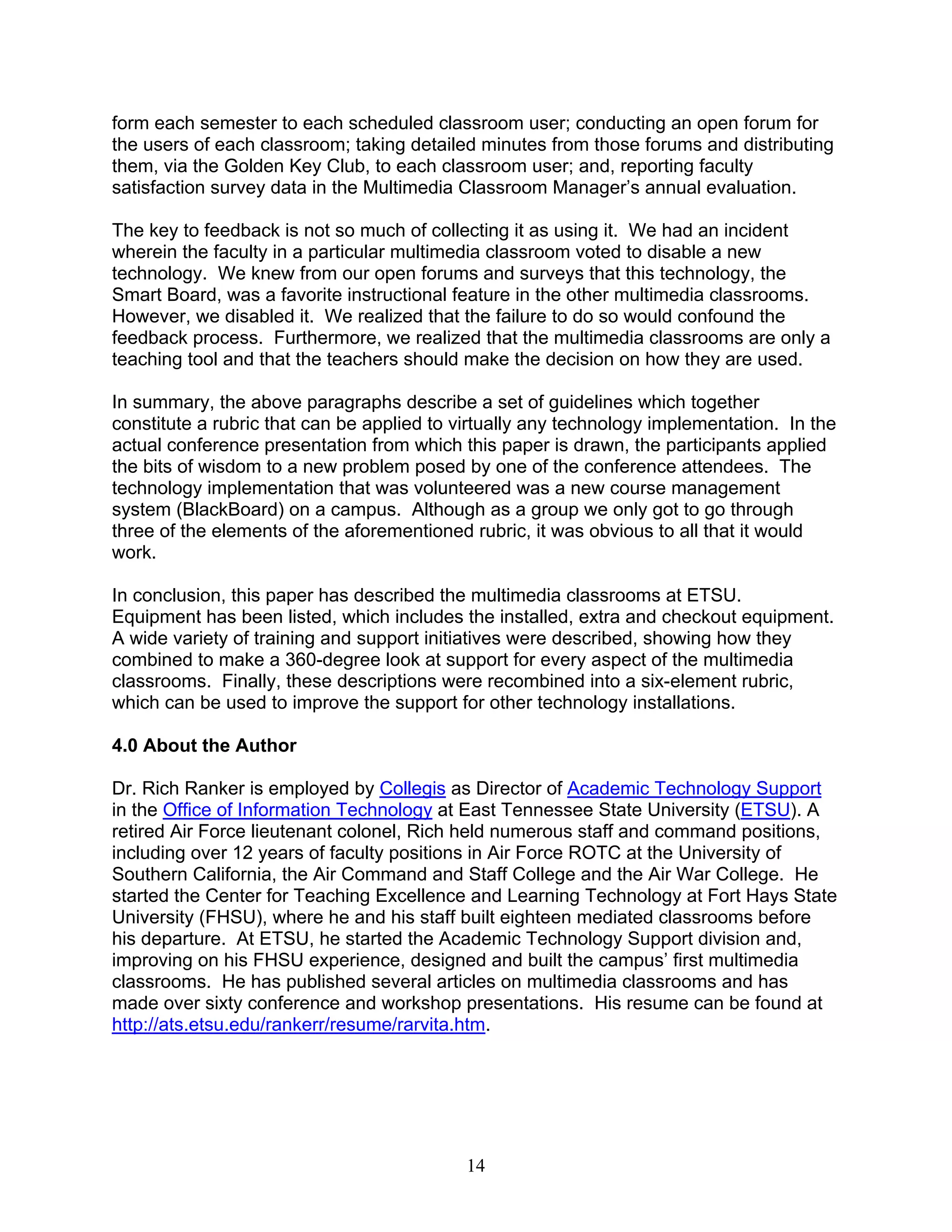 Multimedia classroom | PDF