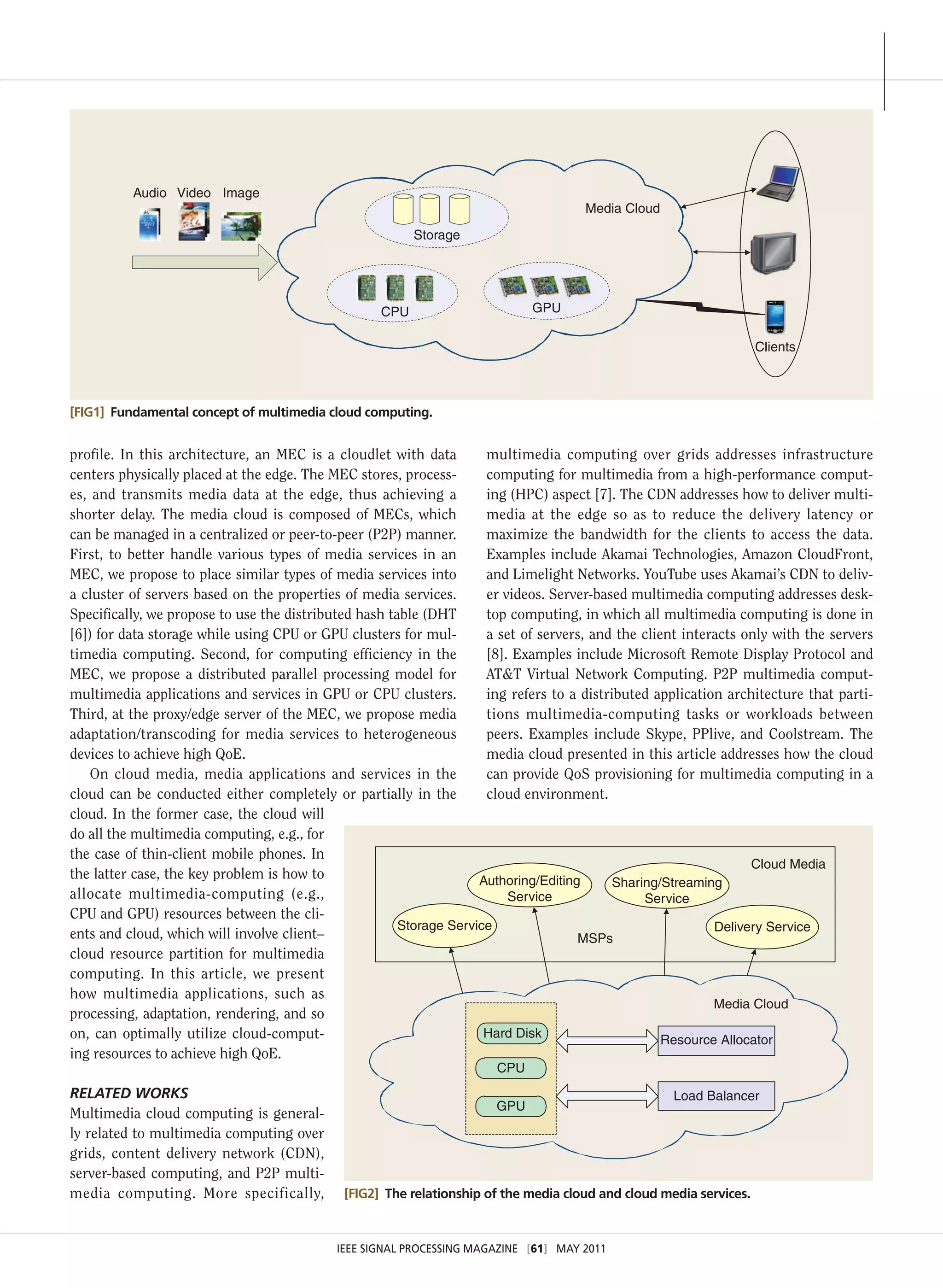 Multimedia cloud computing | PDF
