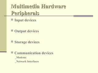 Multimedia communication | PPT