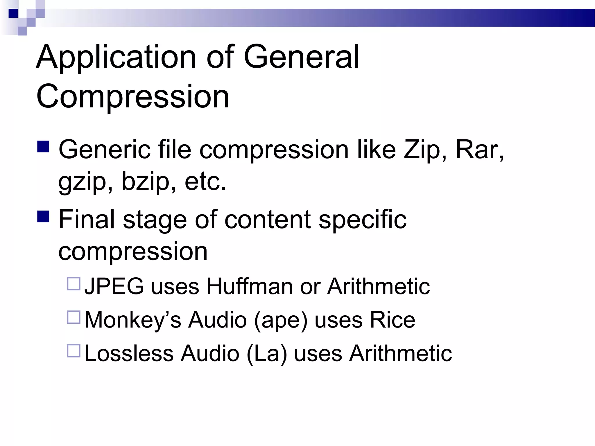 Multimedia compression | PPT