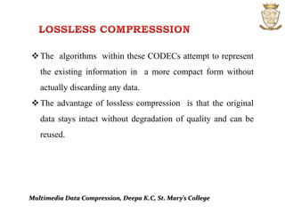 Multimedia:Multimedia compression | PPTX