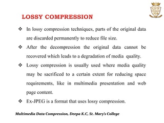 Multimedia:Multimedia compression | PPTX