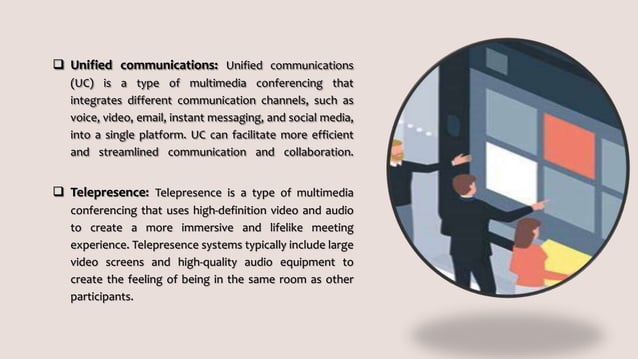 MULTIMEDIA CONFERENCING.pptx | Web Conferencing | Computer Software and Applications