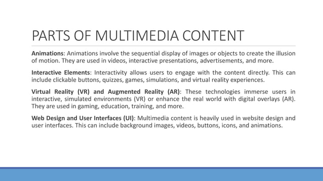 Multimedia Content and Content Acquisition | PPTX