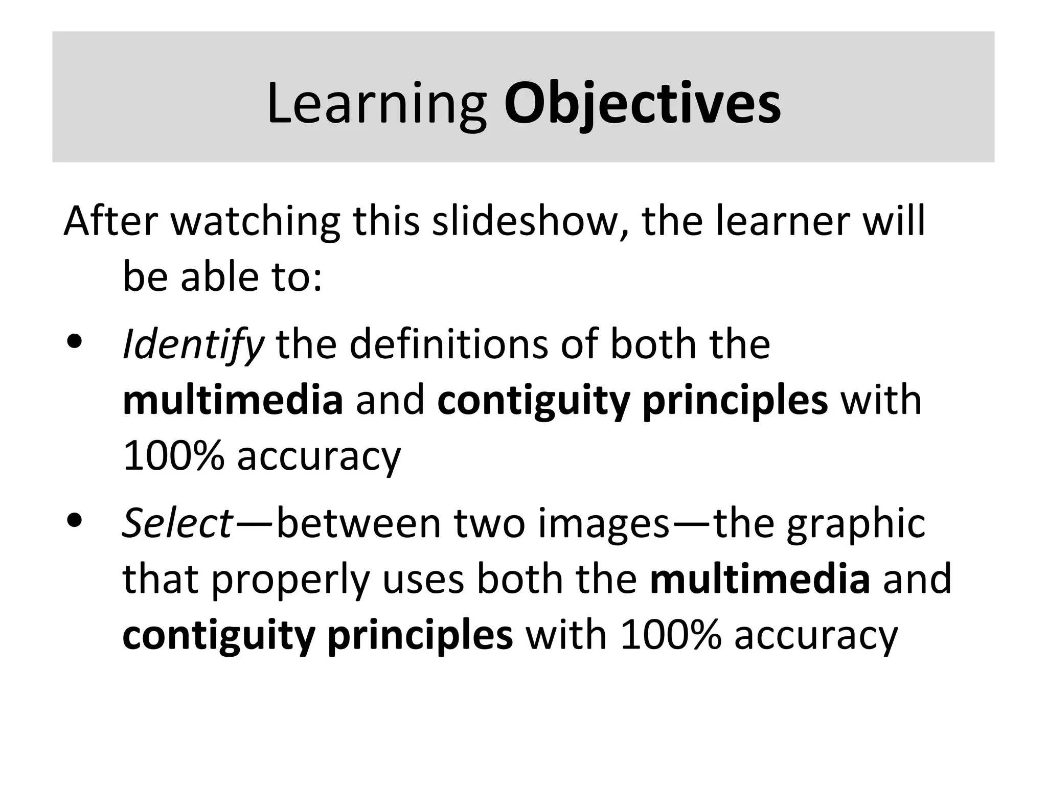 Multimedia and Contiguity Principles | PPT