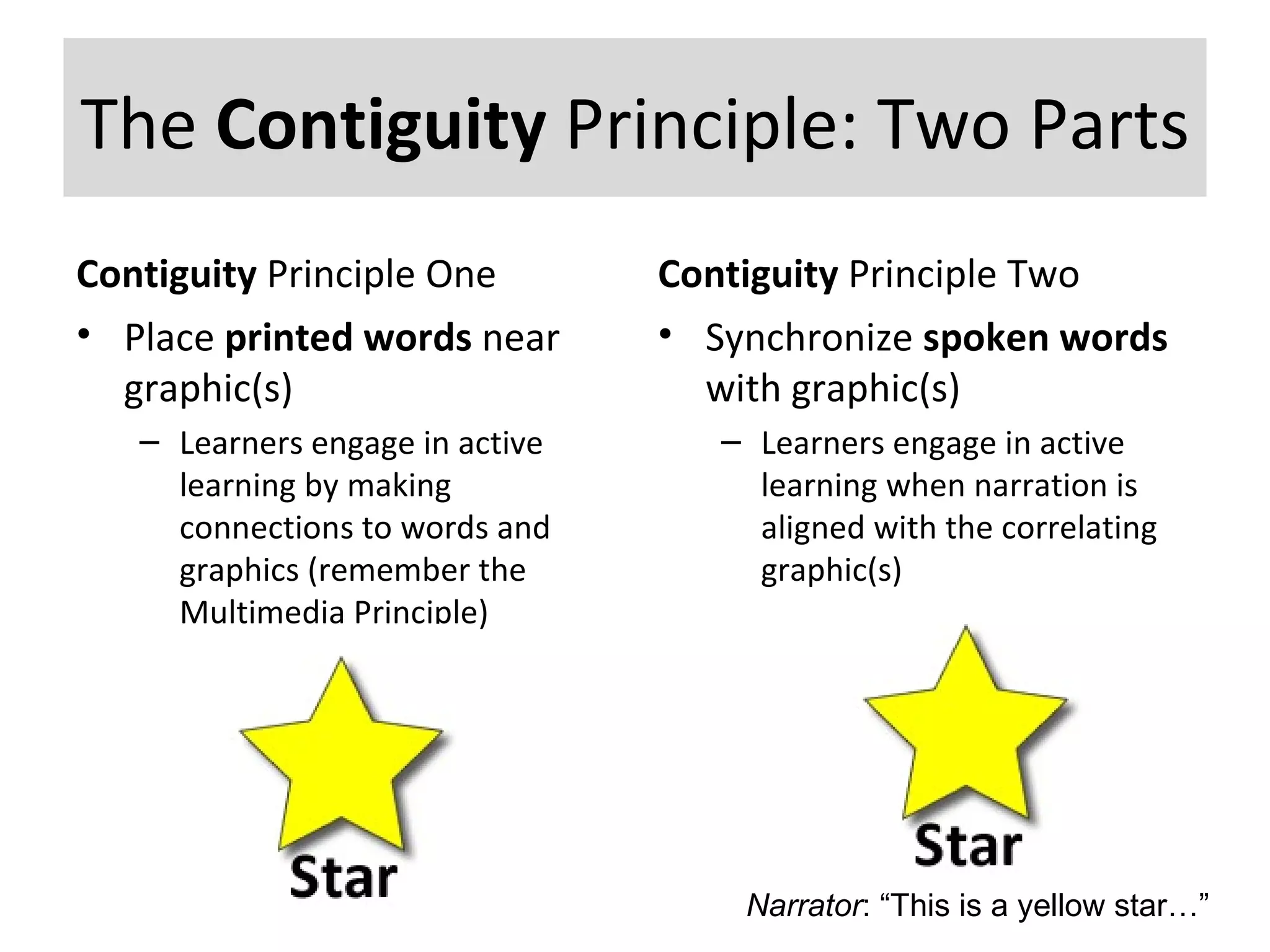 Multimedia and Contiguity Principles | PPT