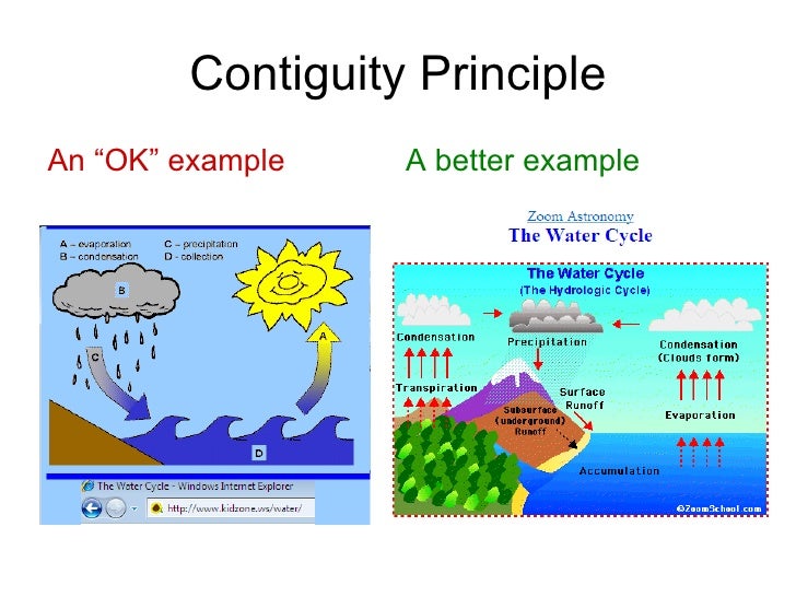 Multimedia & Contiguity Principles Michael