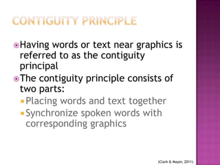 Multimedia & contiguity principles and uses | PPTX | Online Education ...