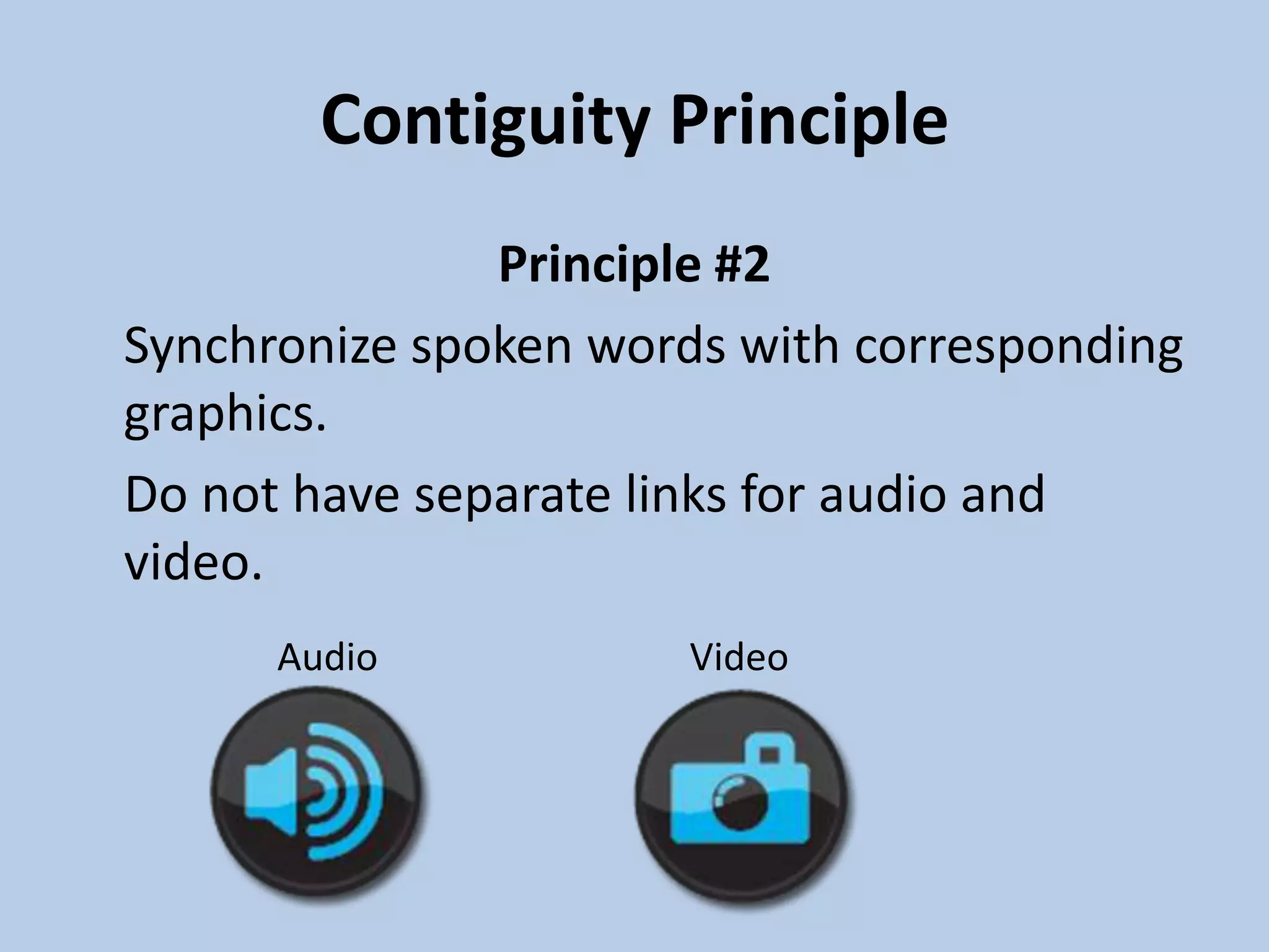Multimedia & Contiguity Principles Project | PPT