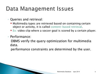 Multimedia database | PPT