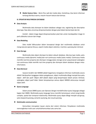 Multimedia database | PDF