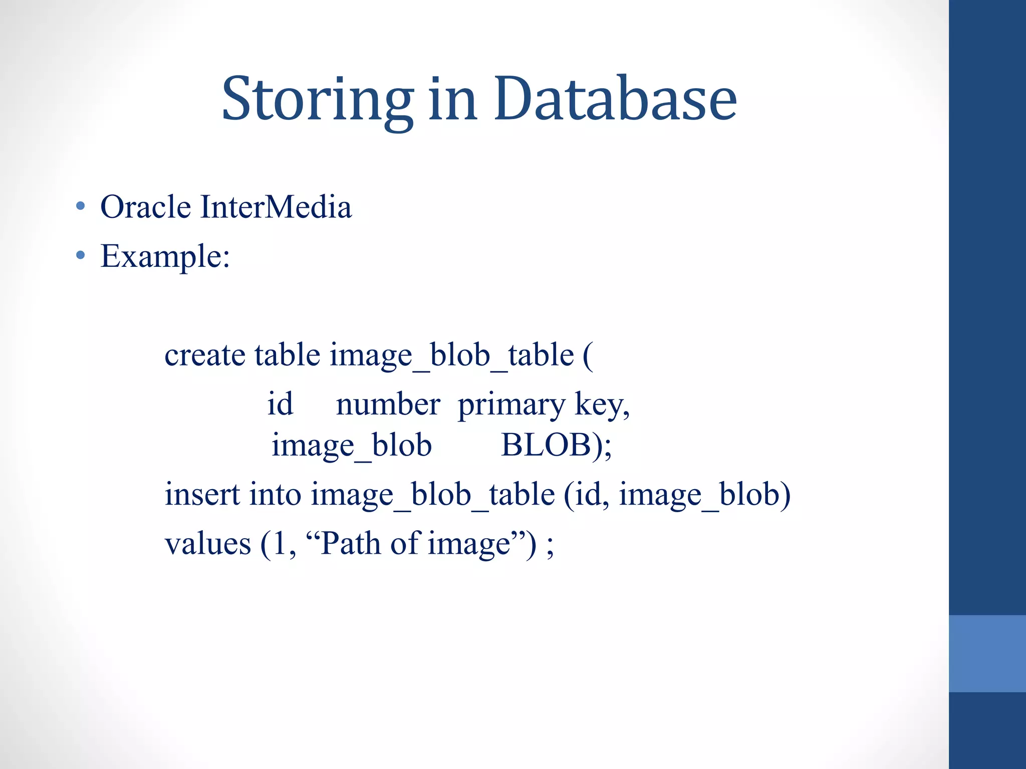 Multimedia Database | PPTX