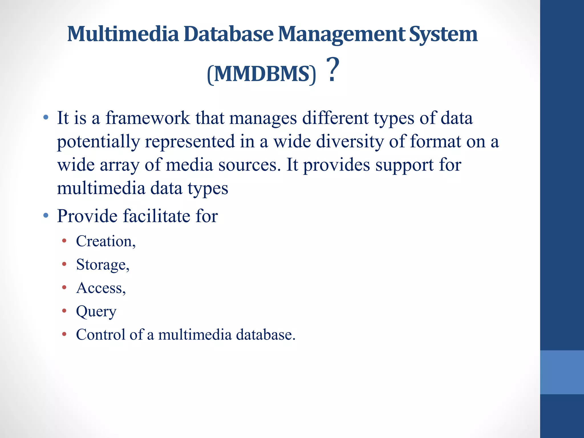 Multimedia Database | PPTX