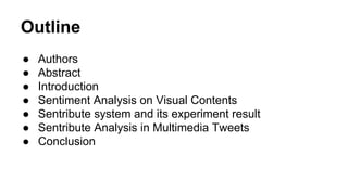 Multimedia data minig and analytics sentiment analysis using social ...