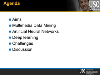 Multimedia data mining using deep learning | PDF
