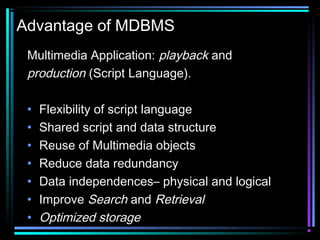 Multimedia db system | PPT | Databases | Computer Software and Applications