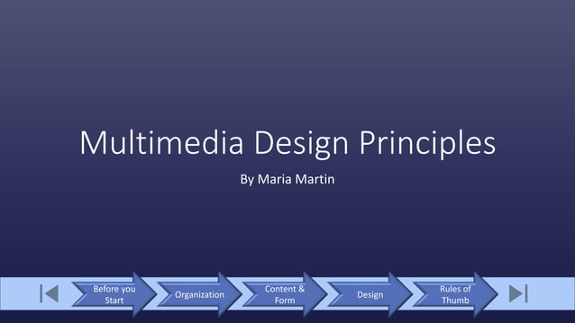 Multimedia Design Principles | PPTX | Desktop Publishing | Computer ...