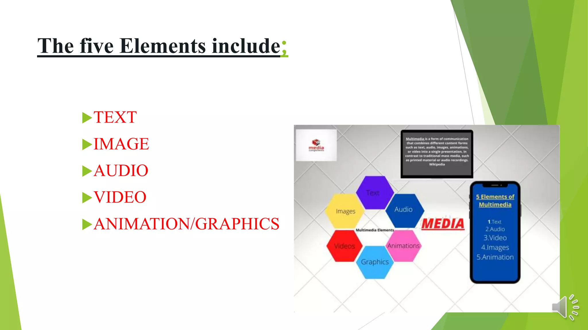 Multimedia elements 4 | PPT