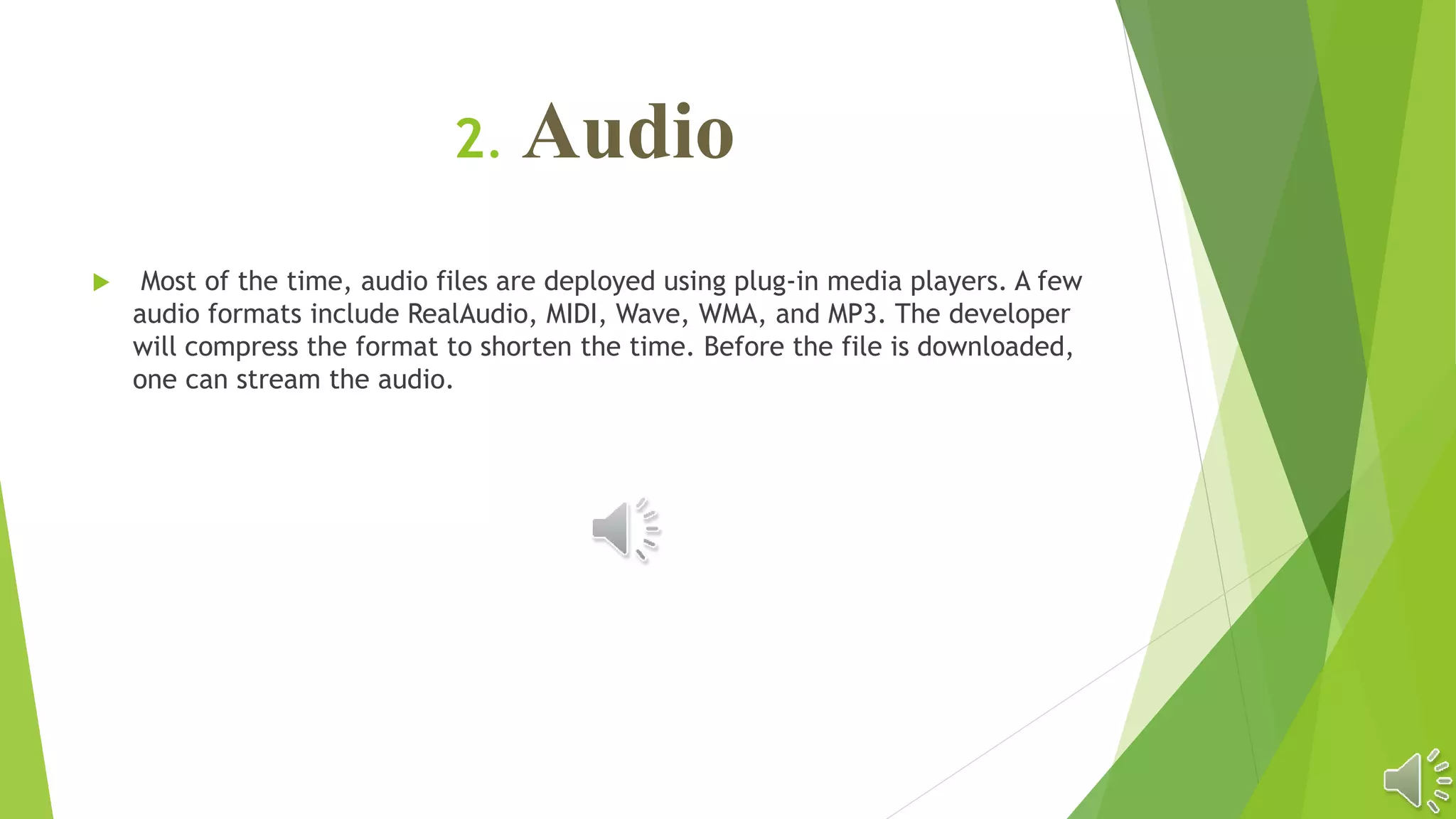 Multimedia elements 4 | PPT