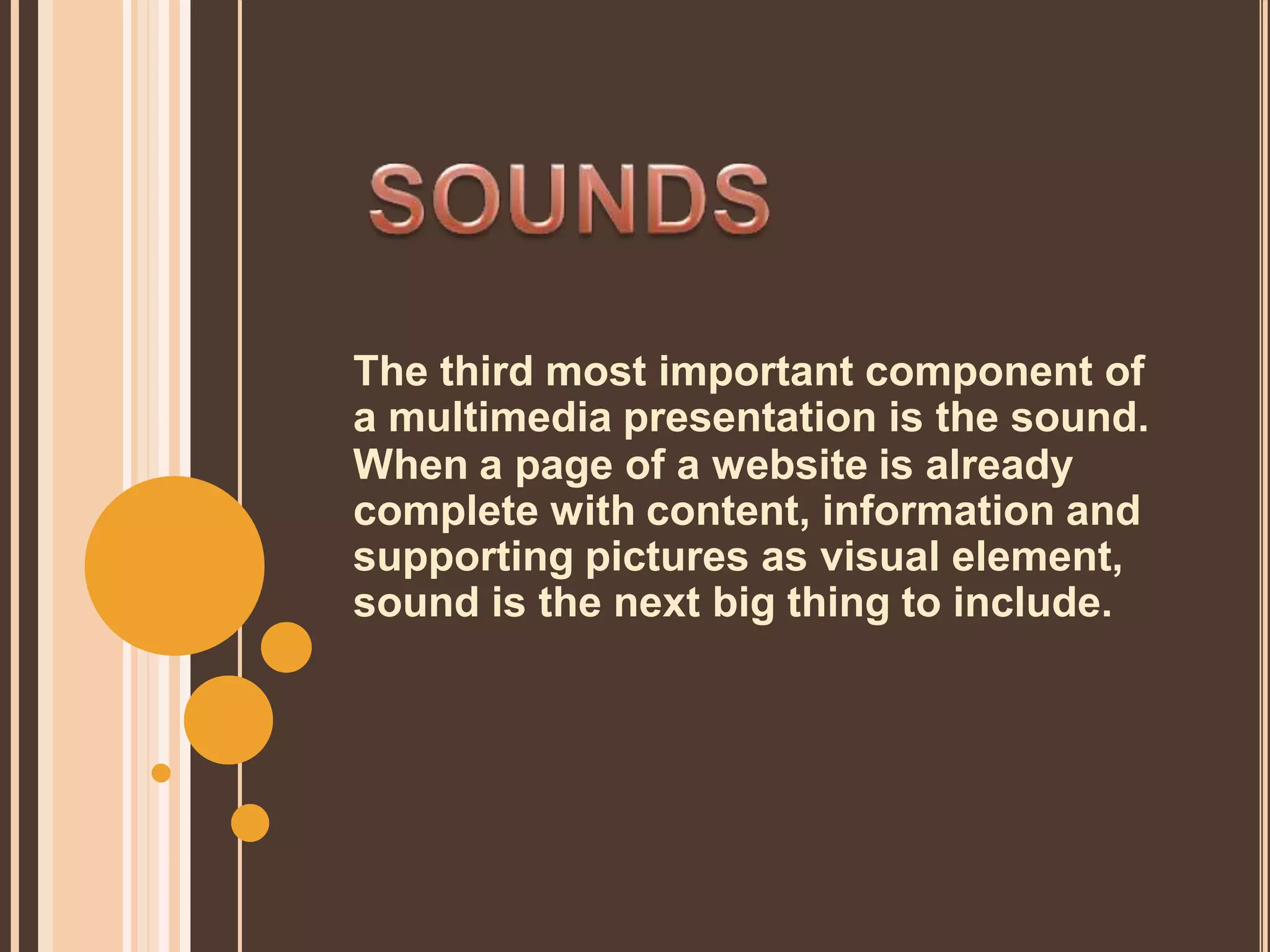 Multimedia elements | PPTX