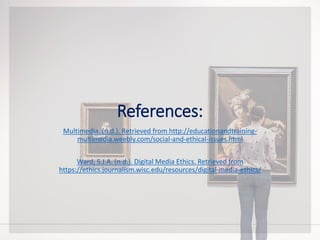 Introduction to Multimedia Arts Ethics.pdf | Technology & Computing