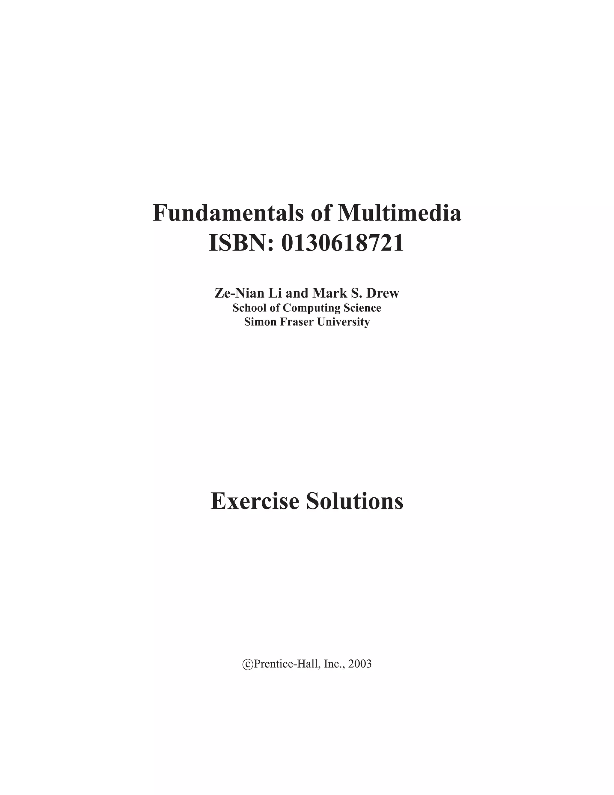 Multimediaexercise | PDF