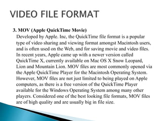 Multimedia file formats | PPTX