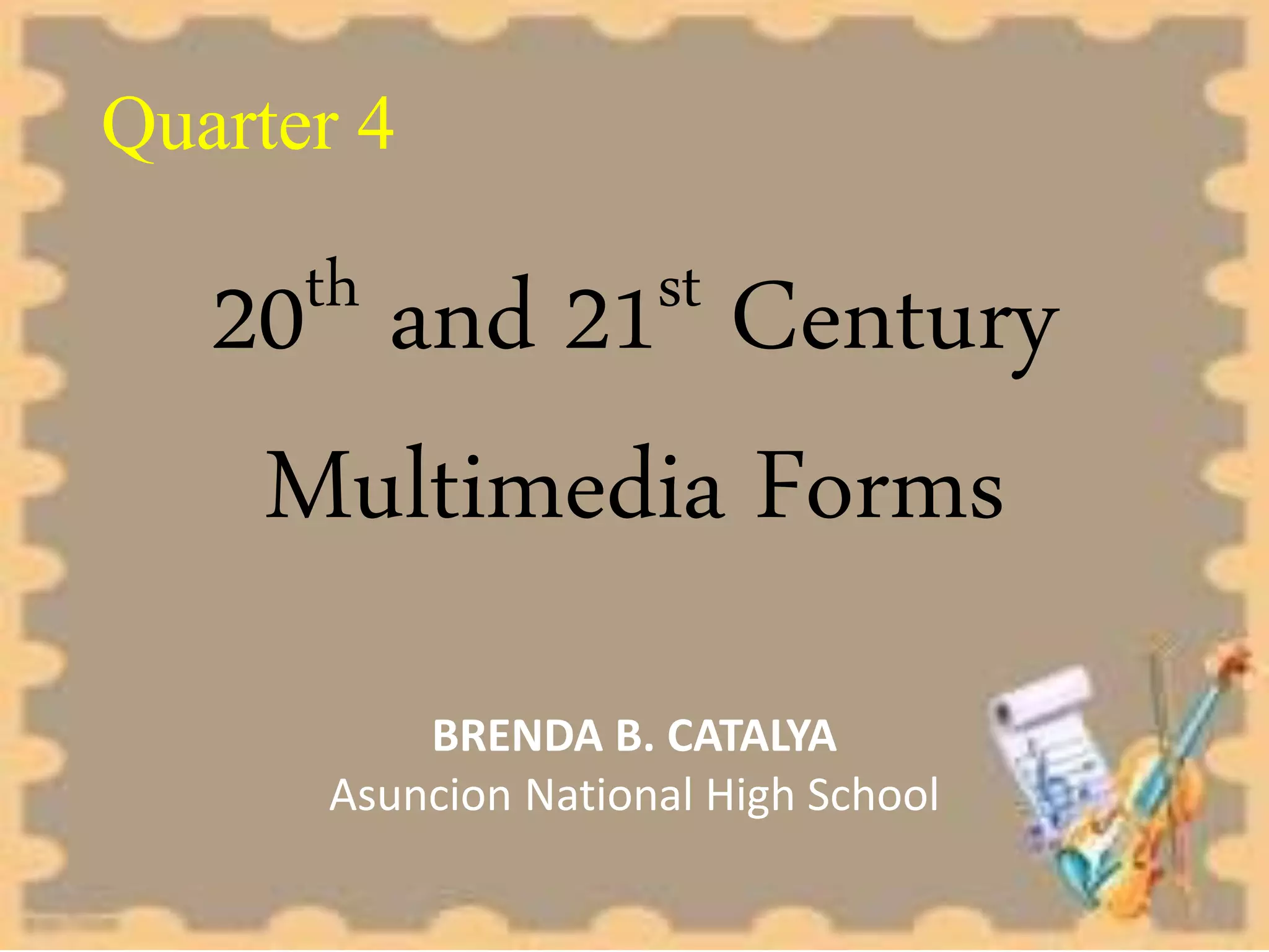 Multimedia forms music10-q4 | PPTX