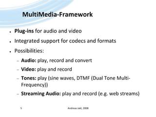 Symbian OS - Multimedia Framework | PPTX