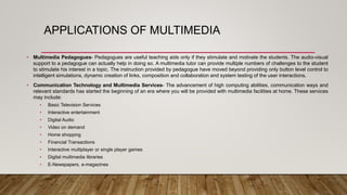 Multimedia fundamentals unit I | PPTX