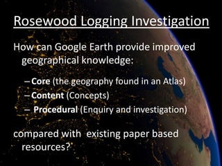 Multimedia Geography through Google Earth | PPT