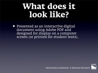 Multimedia Guidebook Overview | PDF