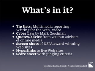 Multimedia Guidebook Overview | PDF