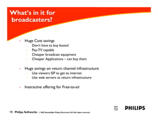 Multimedia Home Platform - Philips Softworks | PPT