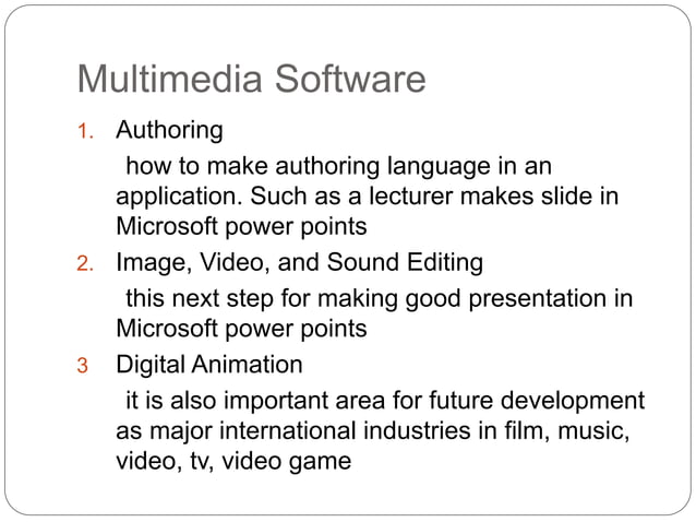 Multimedia in education | PPT
