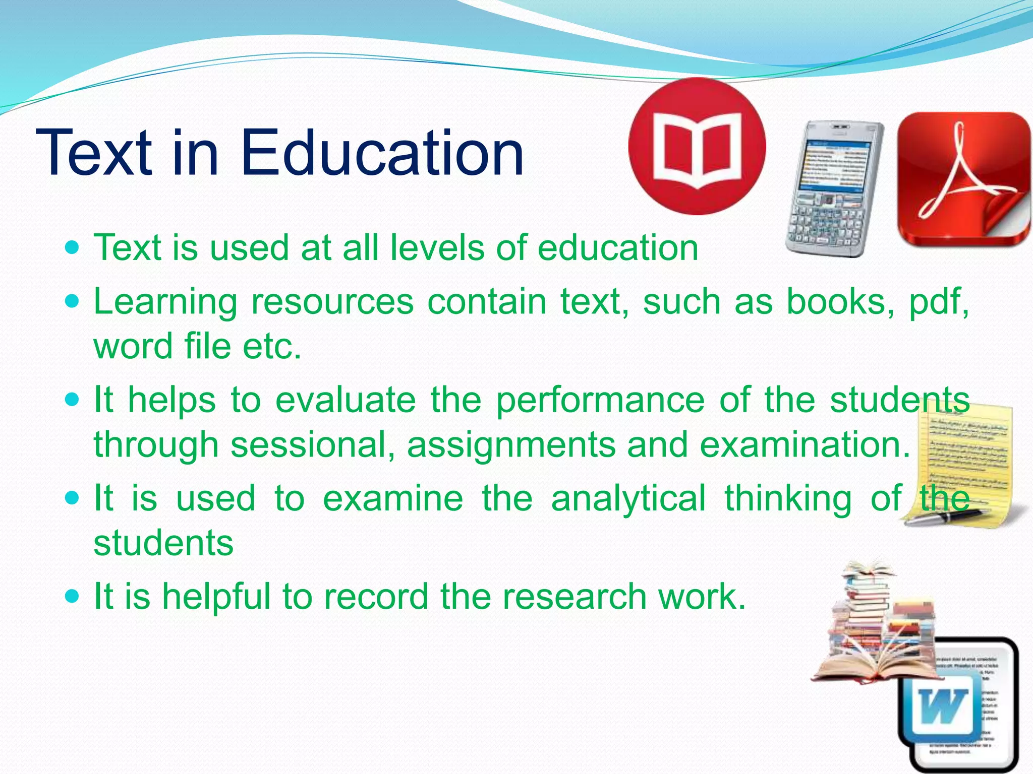 Multimedia in education | PPTX