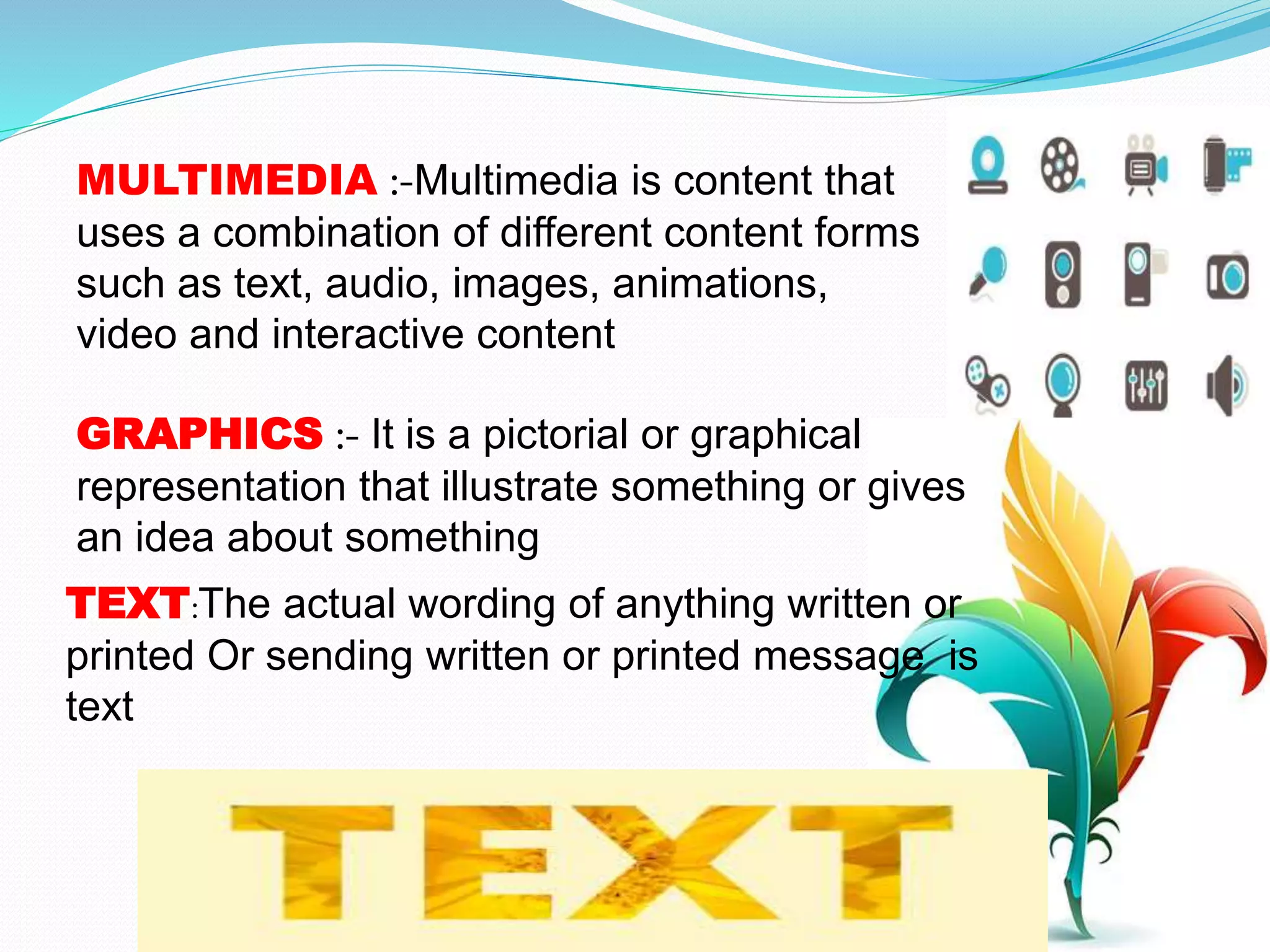 Multimedia in education | PPTX