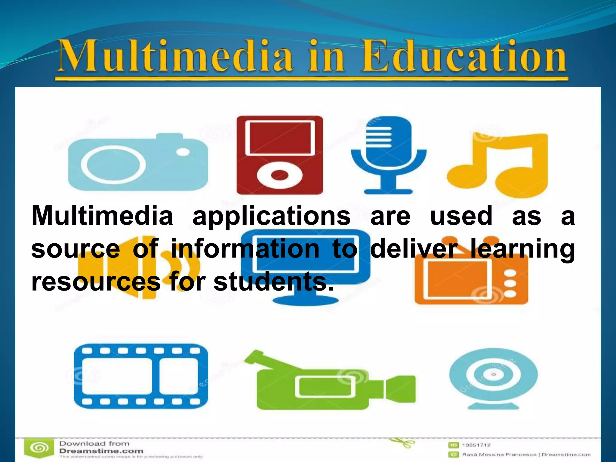 Multimedia in education | PPTX