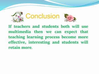 Multimedia in education | PPTX