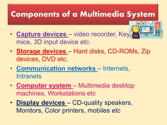 Multi Media Approach in Education Technology | PPTX | Computing ...