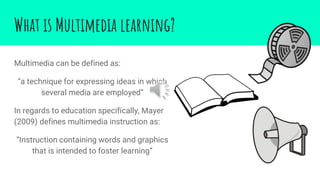 Multimedia in e learning | PPTX
