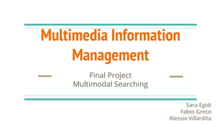 Multimedia information management | PPT