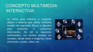 Multimedia interactiva | PPTX
