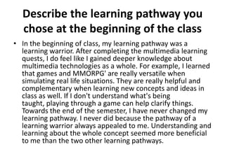 Multimedia interactive learning | PPT