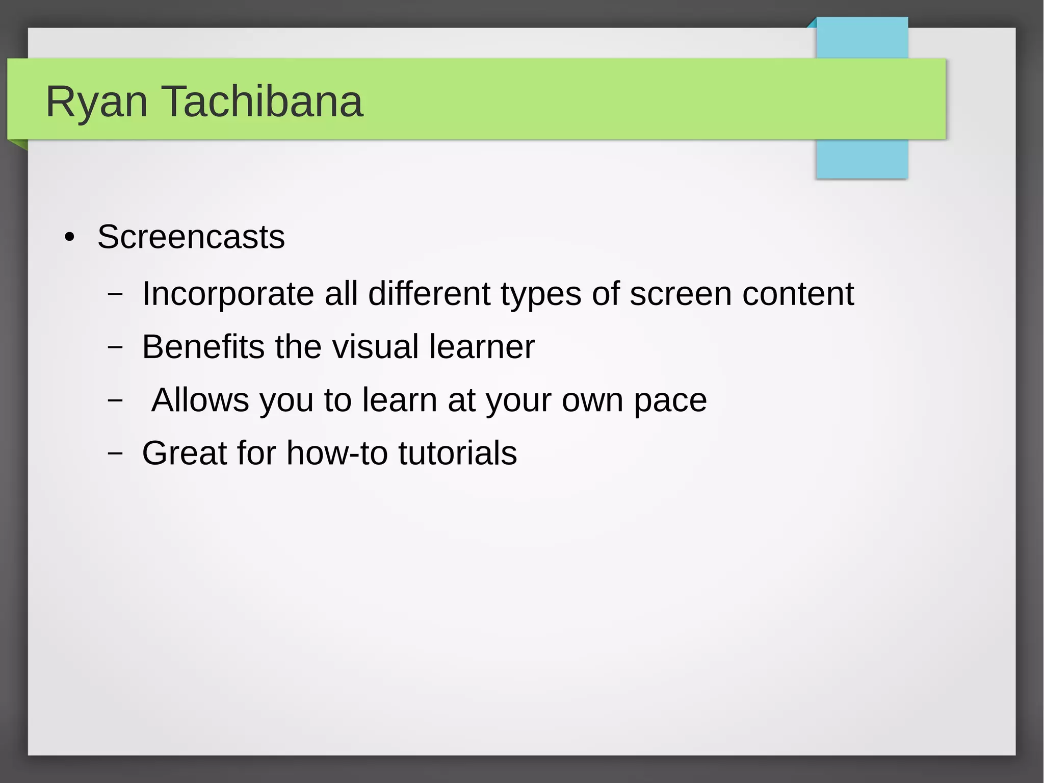 Multimedia:interactive learning presentation | ODP