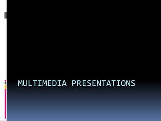 Multimedia in the classroom | PPT