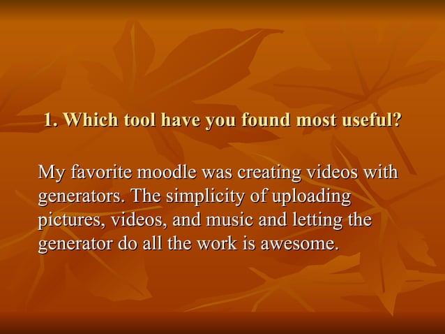Multimedia in the classroom final presentation | PPT