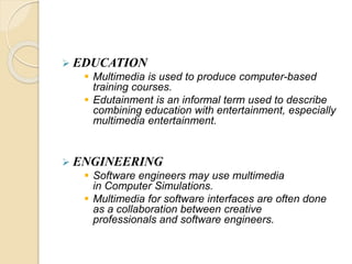 Multimedia IT Presentation | PPTX | Digital Audio | Computer Software ...