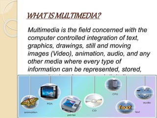 Multimedia IT Presentation | PPTX | Digital Audio | Computer Software ...